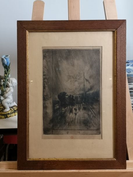 Felix-Hilaire Buhot | Artists Returning from the Salon; Le Retour des ...