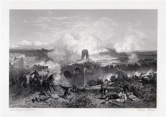 Sam Bough | The Battle of Bothwell Bridge (1869) | MutualArt