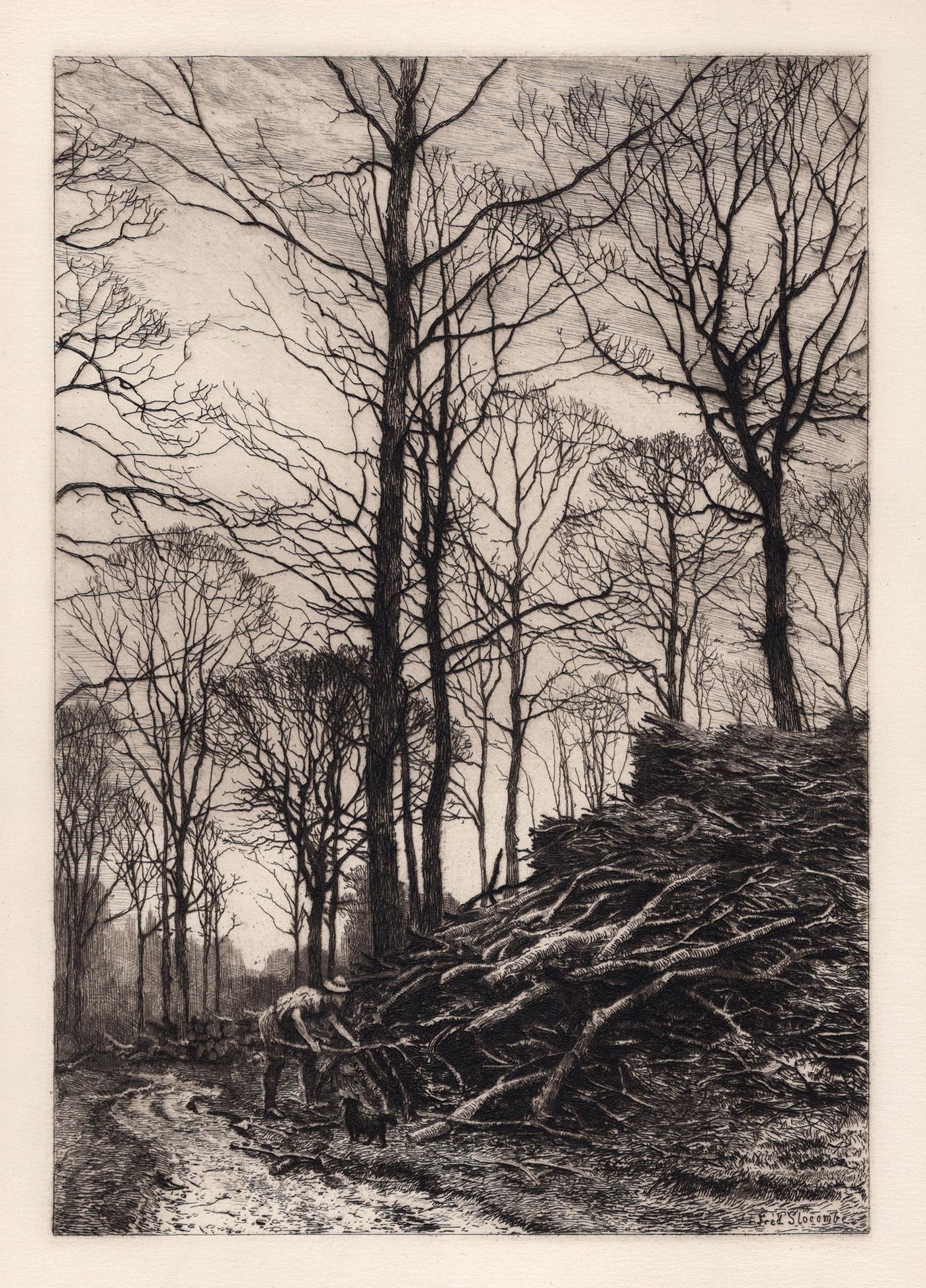 Frederick Alfred Slocombe | Winter Fuel (1883) | MutualArt