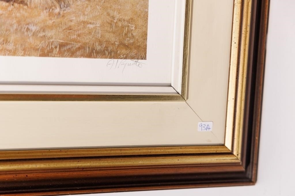 Armand Paquette | Print. Pitching Sheaves. Signed. 75/275. Minor foxing ...