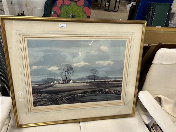 Rowland Hilder | 'Winter Sunshine' | MutualArt