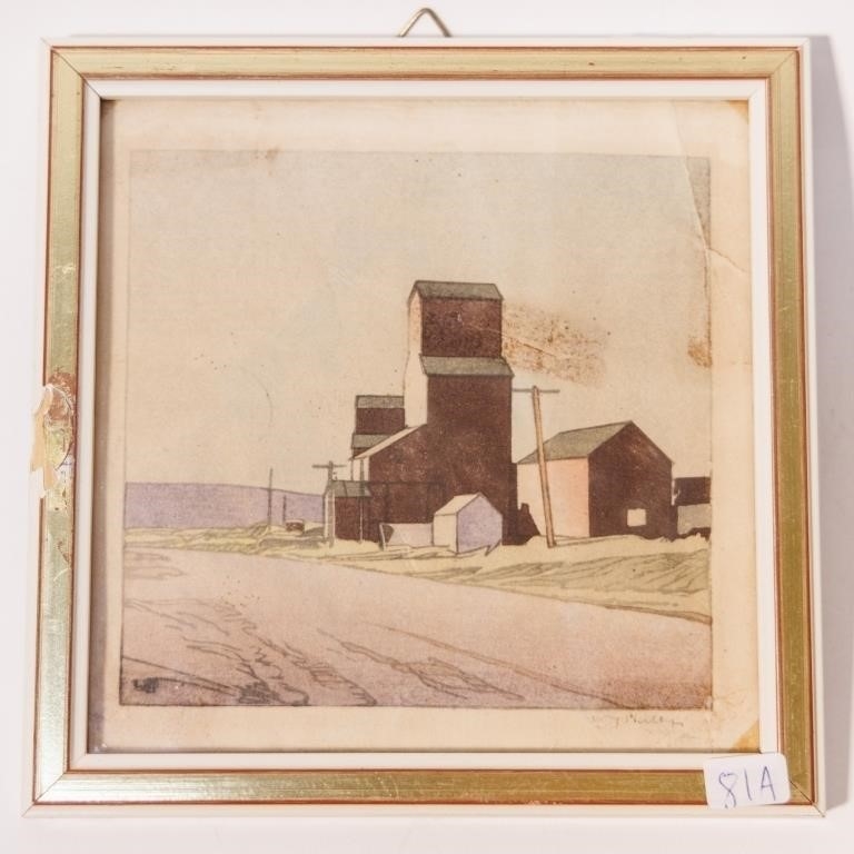 Walter Joseph Phillips | Colour woodcut. La Riviere | MutualArt