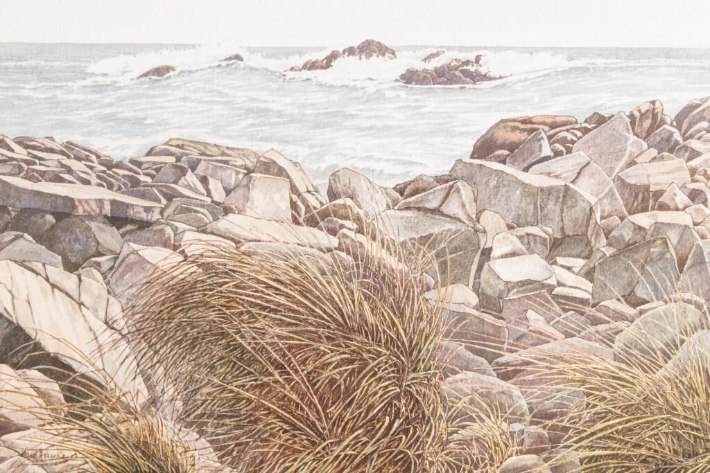 Karl Hanke | ink & watercolour. The Horseshoe. 11.5 x 15.5. | MutualArt