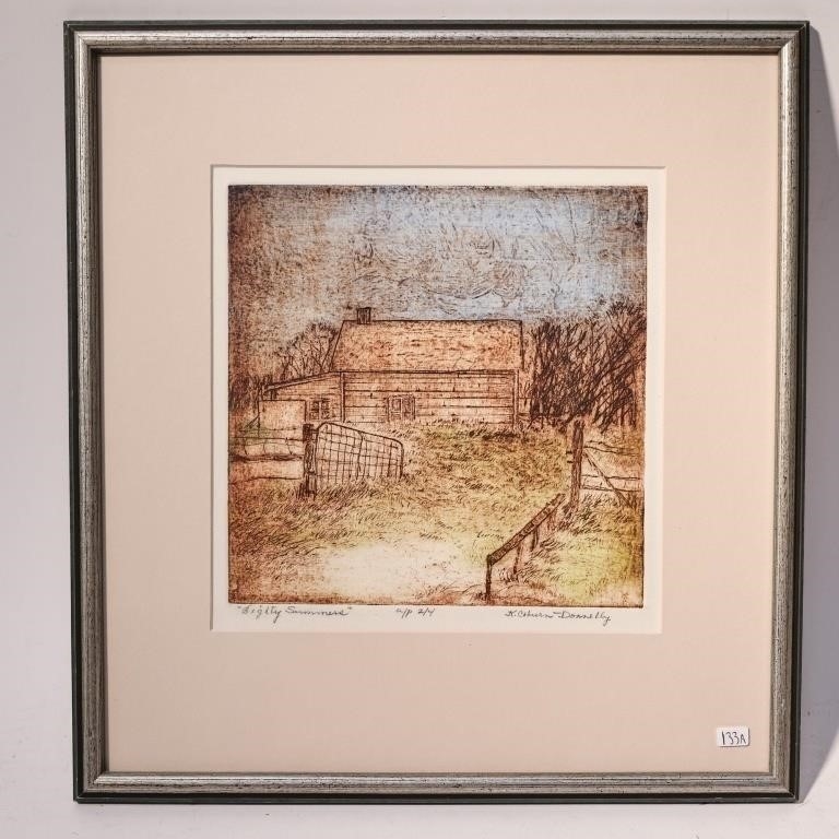 Kathleen Coburn-Donnelly | Lithograph. Eighty Summers. Artist's proof ...