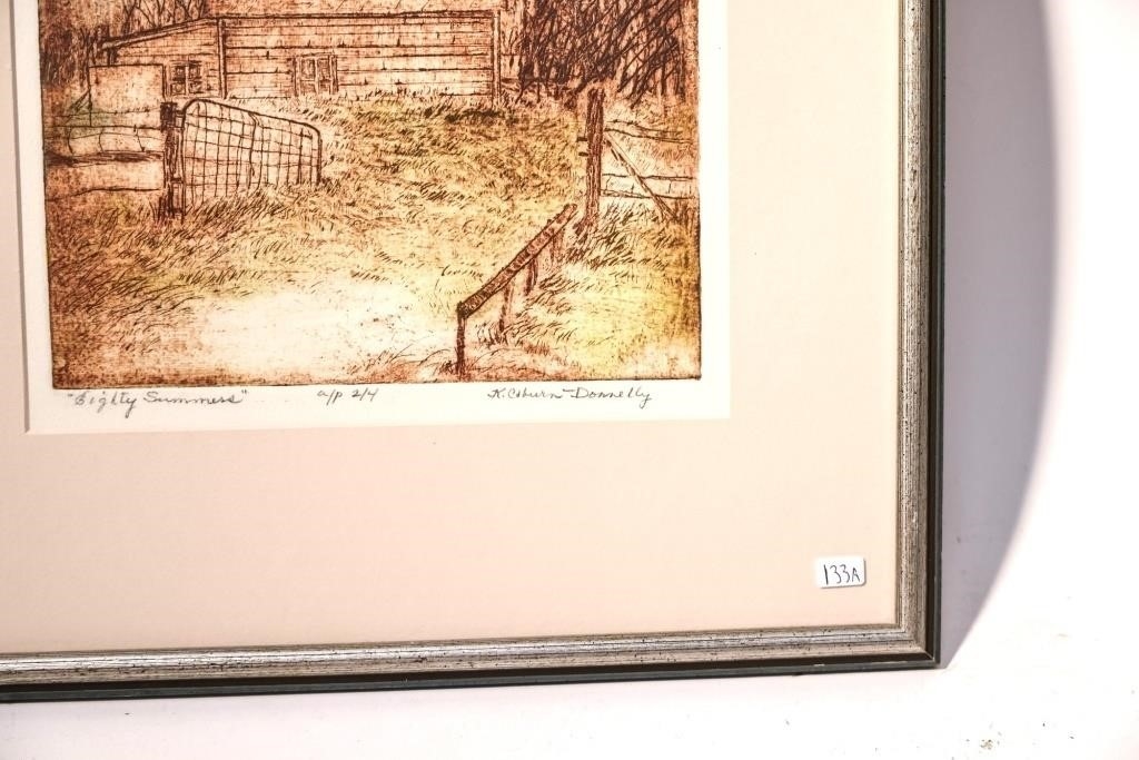 Kathleen Coburn-Donnelly | Lithograph. Eighty Summers. Artist's proof ...