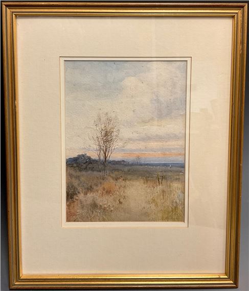 John Reginald Goodman | A Shepherd and his flock | MutualArt
