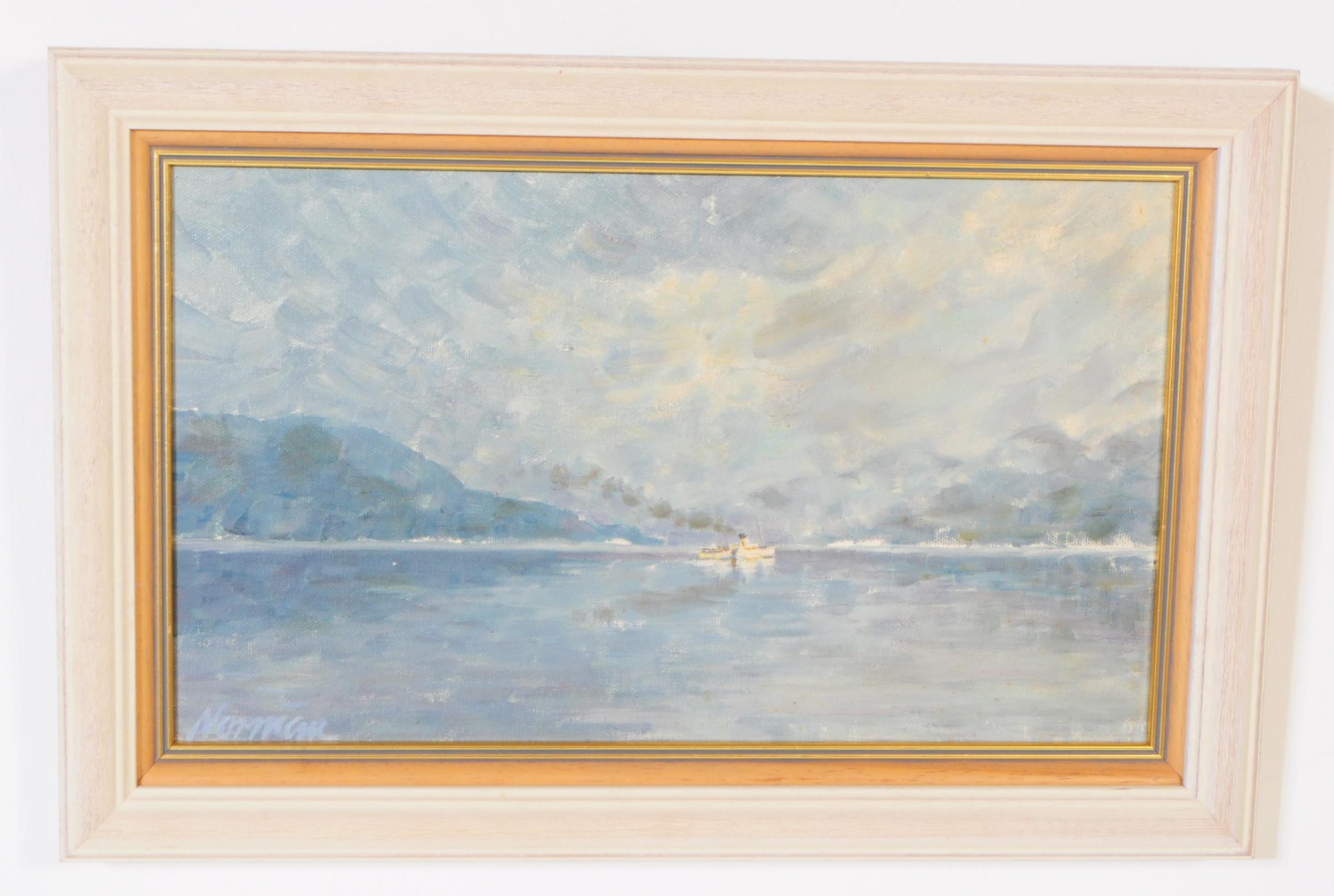 Norman Phillips | Mist Lifting on Loch Lomond (Circa 1973) | MutualArt