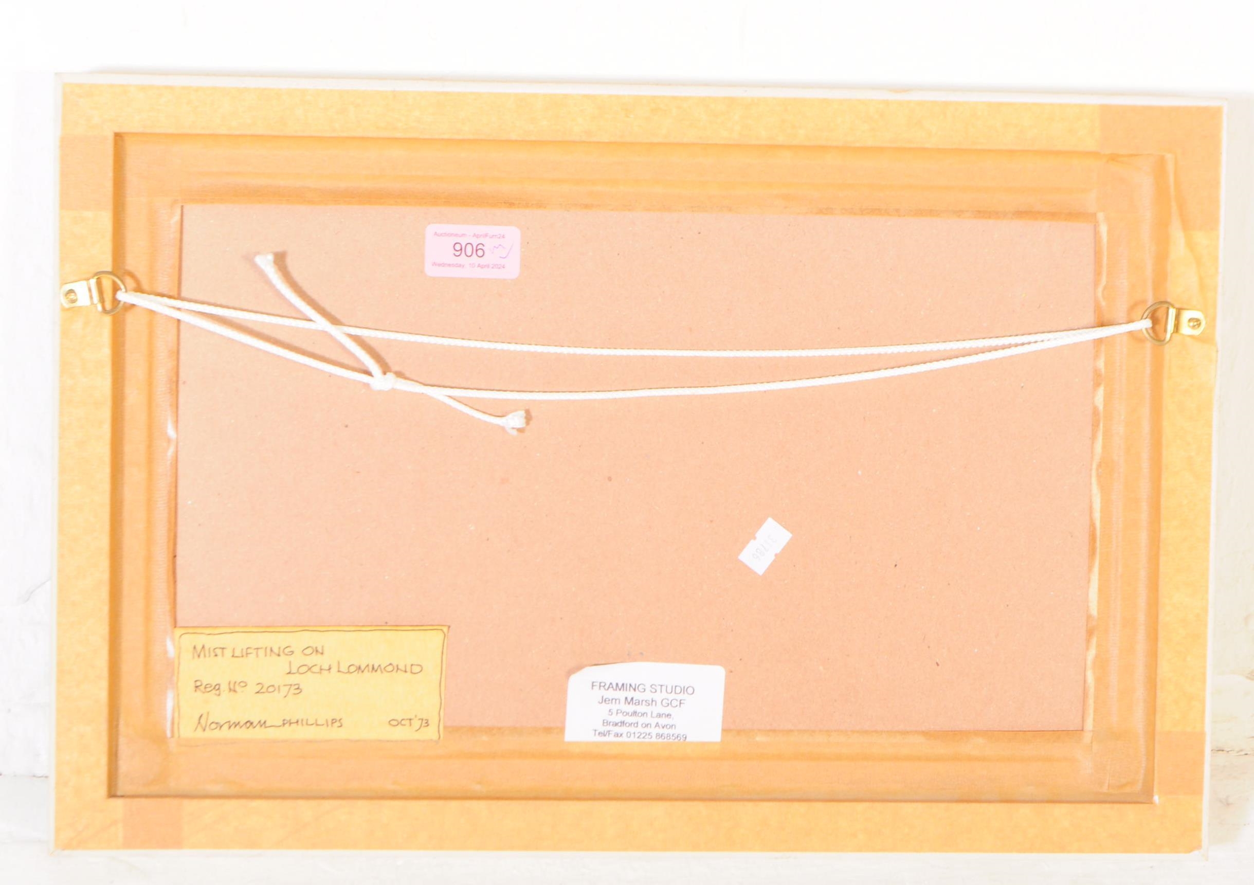 Norman Phillips | Mist Lifting on Loch Lomond (Circa 1973) | MutualArt