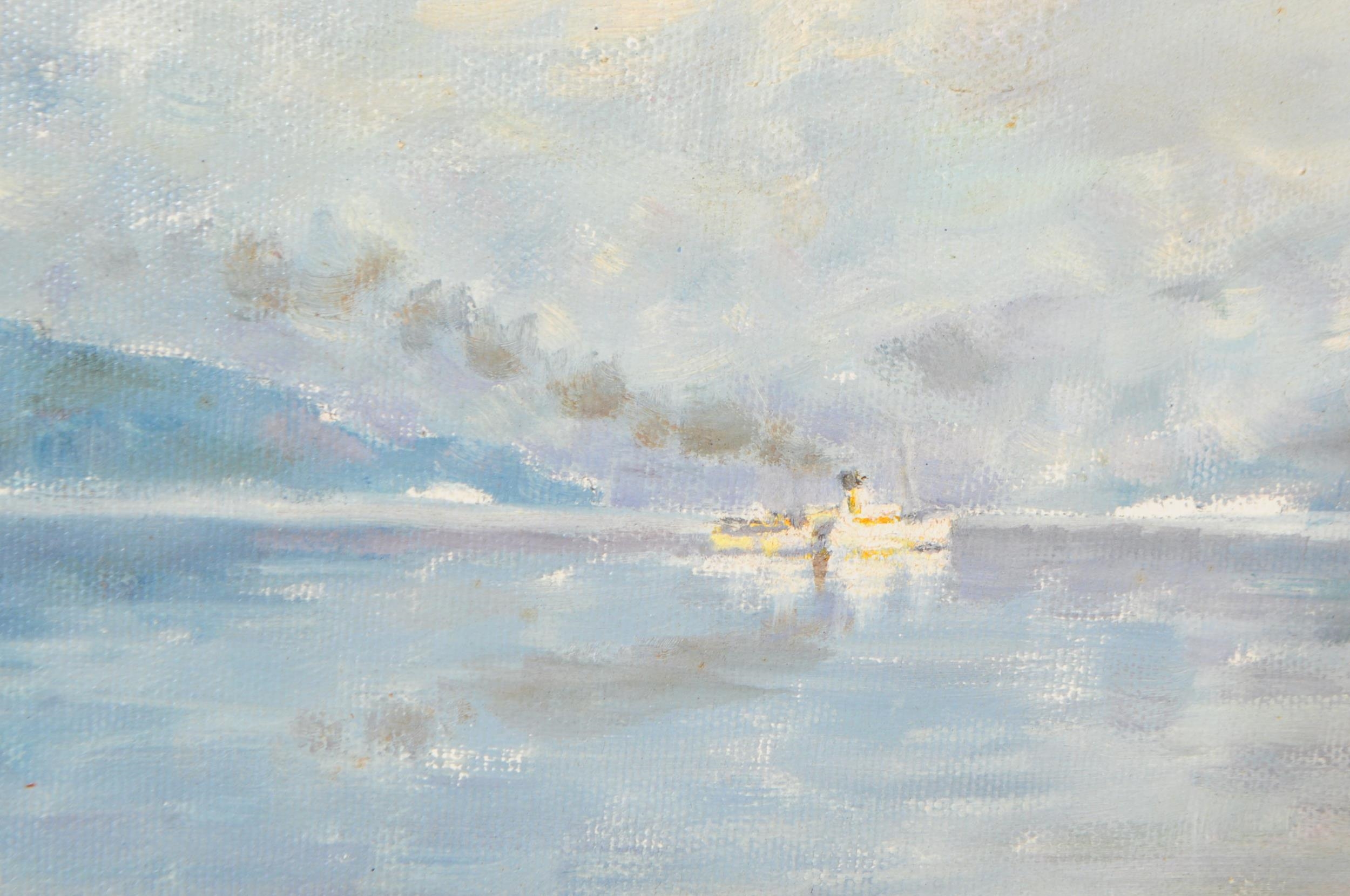 Norman Phillips | Mist Lifting on Loch Lomond (Circa 1973) | MutualArt