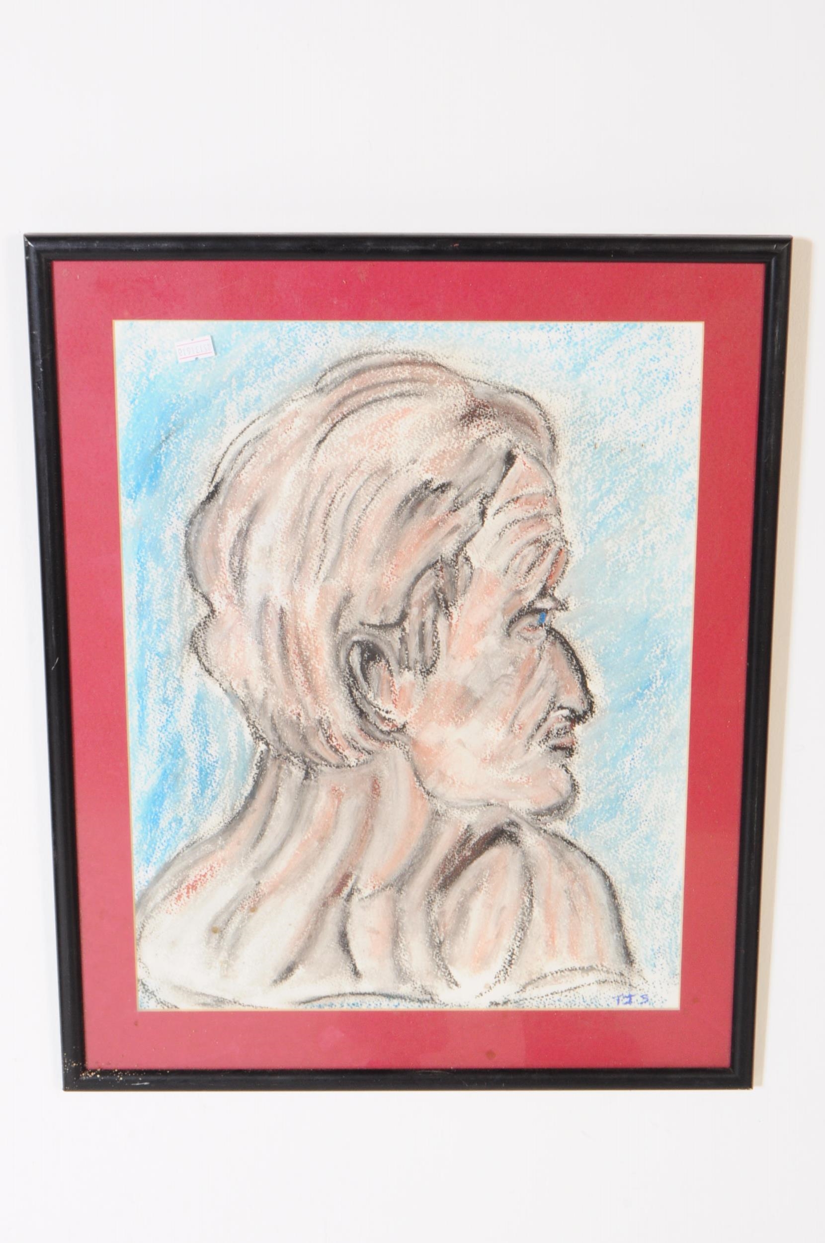 Terry Sears | A contemporary chalk and pencil on paper. Comprising of ...