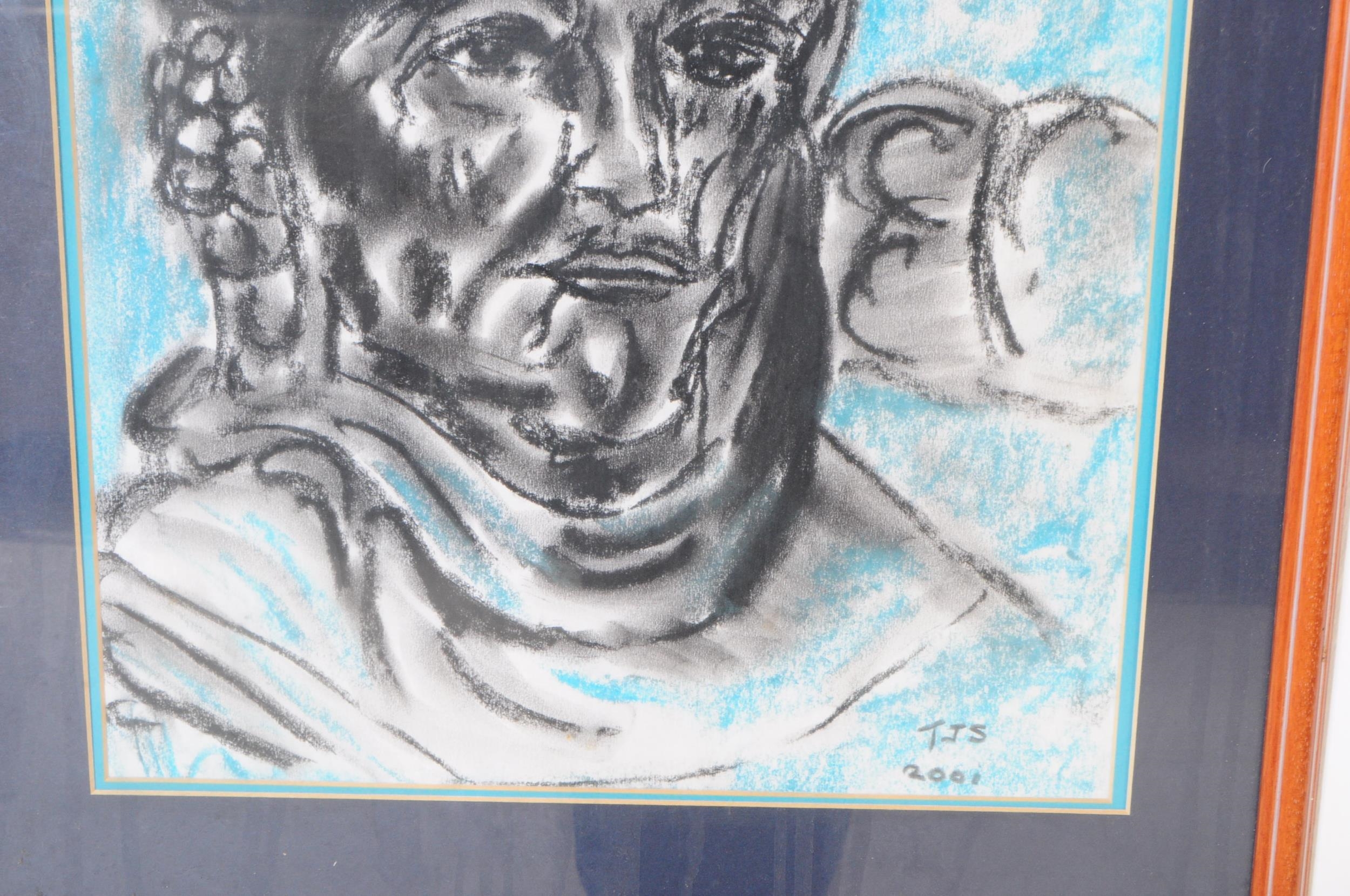 Terry Sears | A contemporary chalk and pencil on paper. Comprising of ...