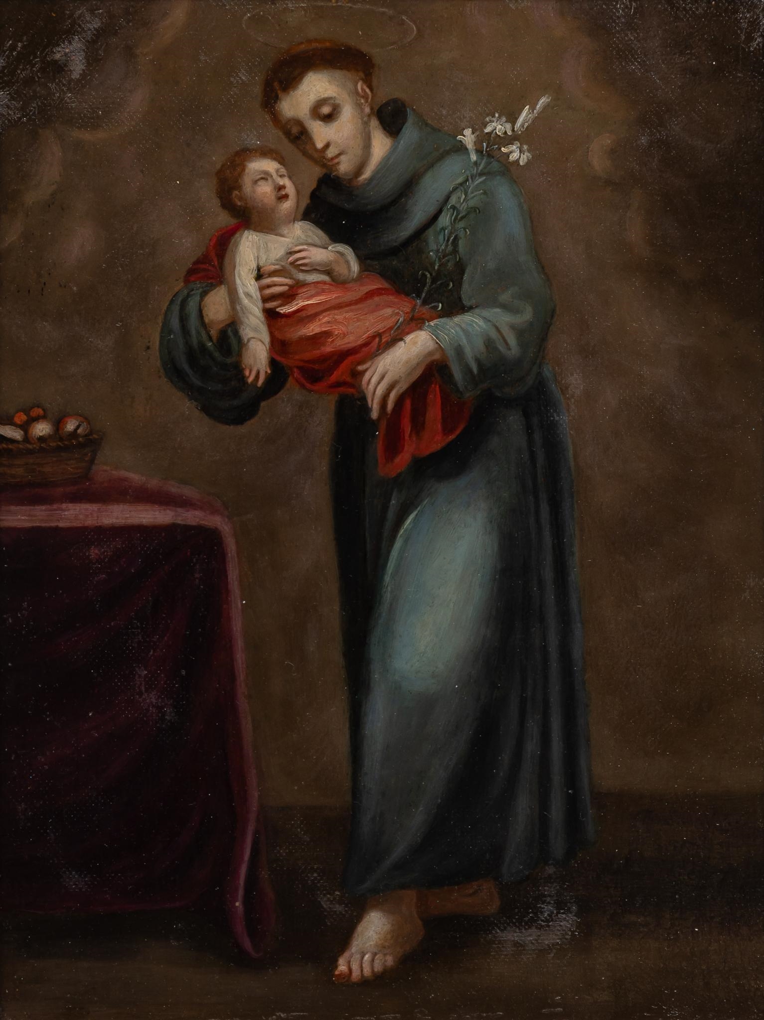 Mexican School, 19th Century | San Antonio y El Nino (19) | MutualArt