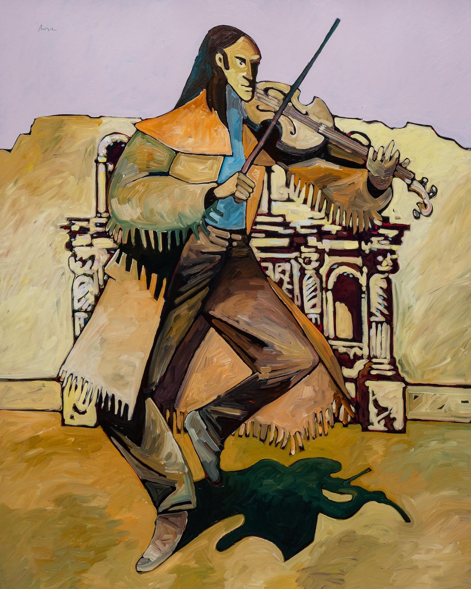 Thom Ross | Davy Crockett's Violin | MutualArt