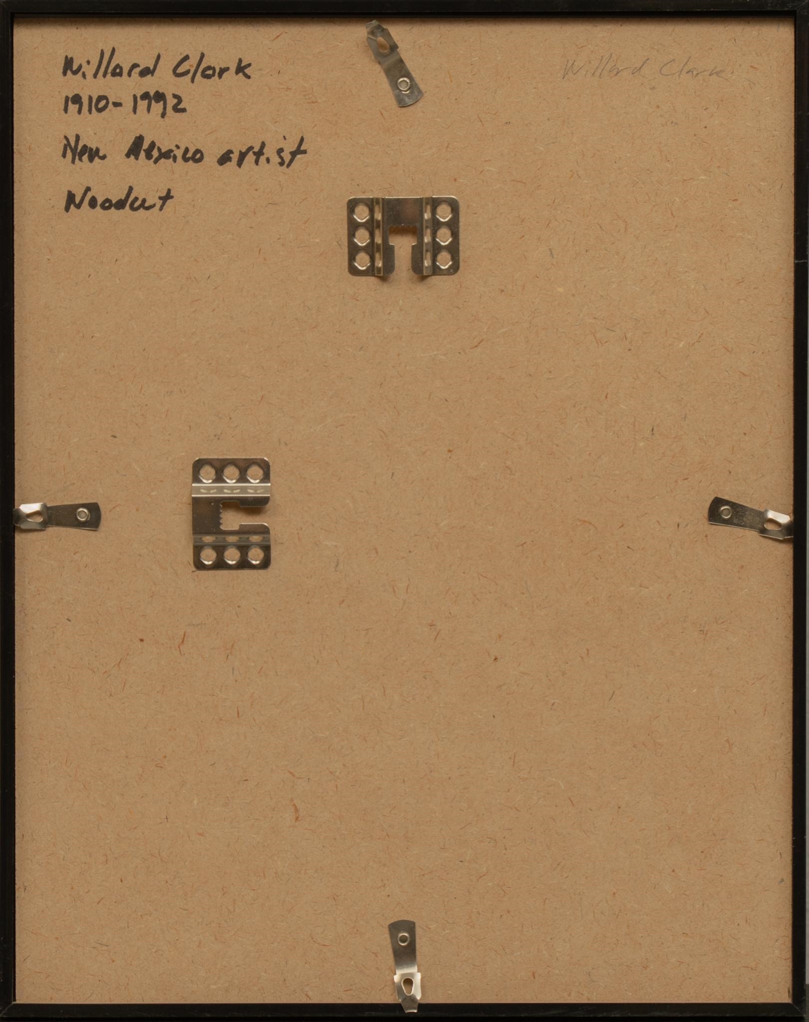 Willard Clark | Man on Burro with Adobe | MutualArt