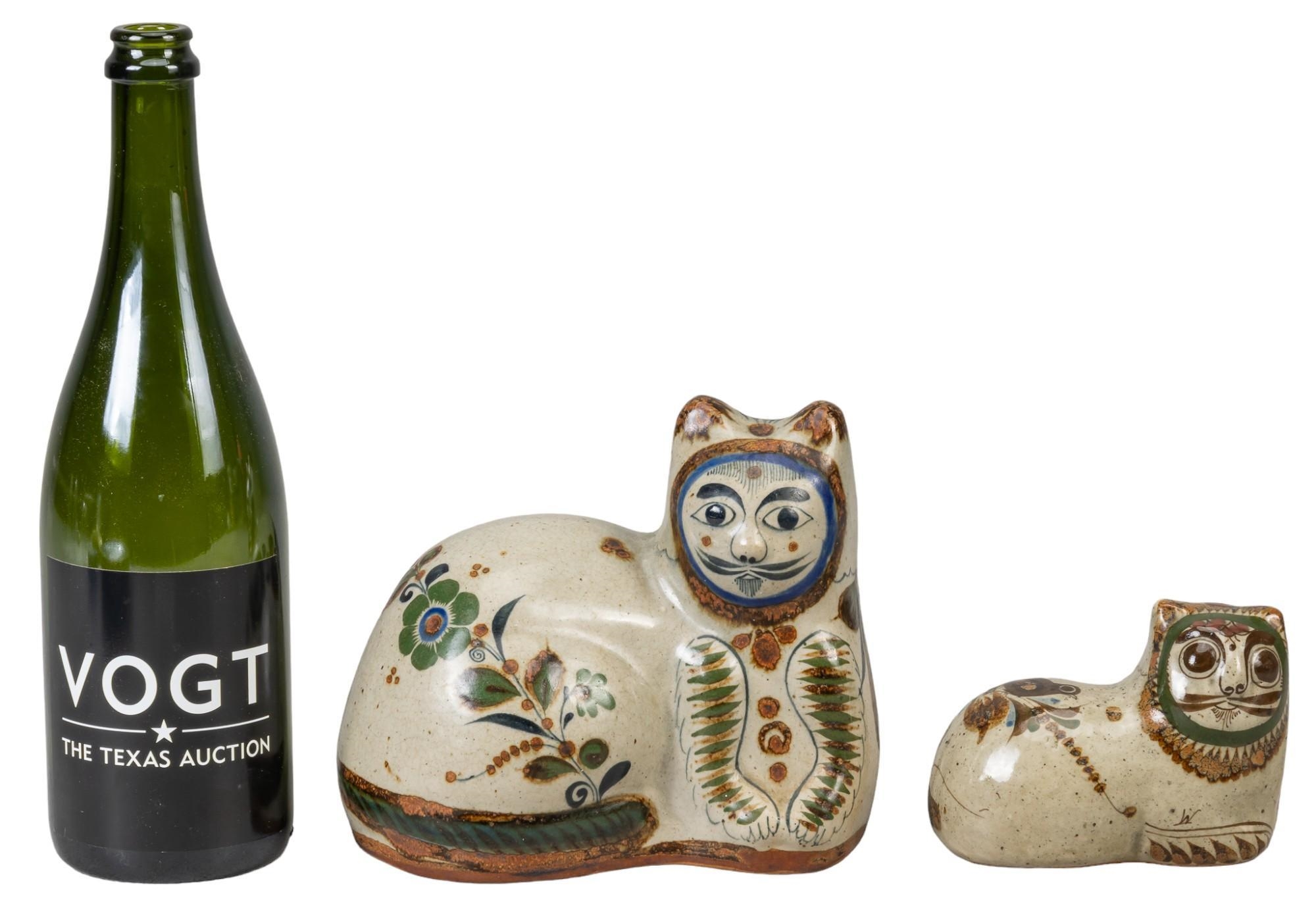 Jorge Wilmot | Pair of Ceramic Cats | MutualArt