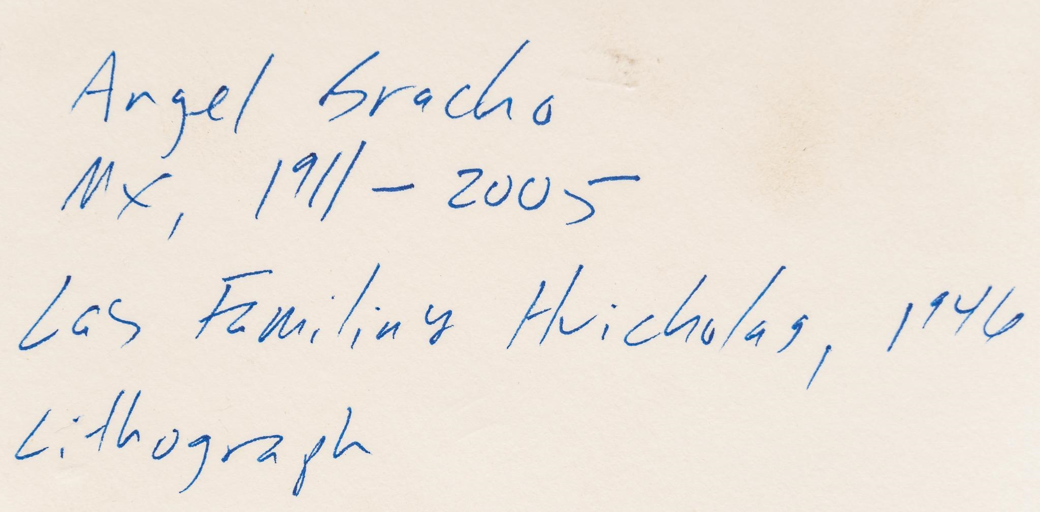 Ángel Bracho | Las Familias Huicholas (1946) | MutualArt