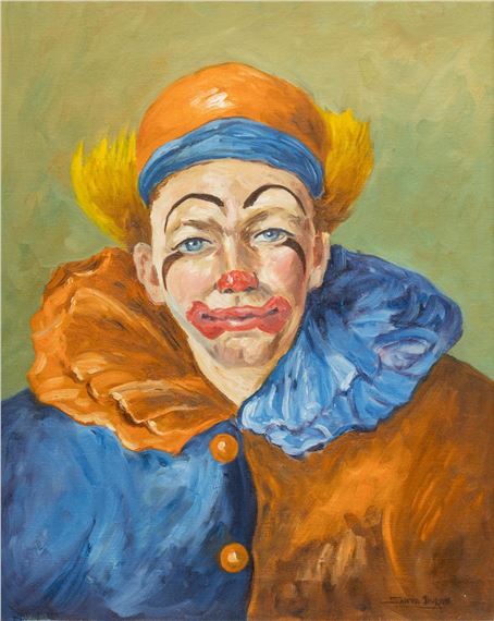 Santa Duran | Clown Portrait (1974) | MutualArt