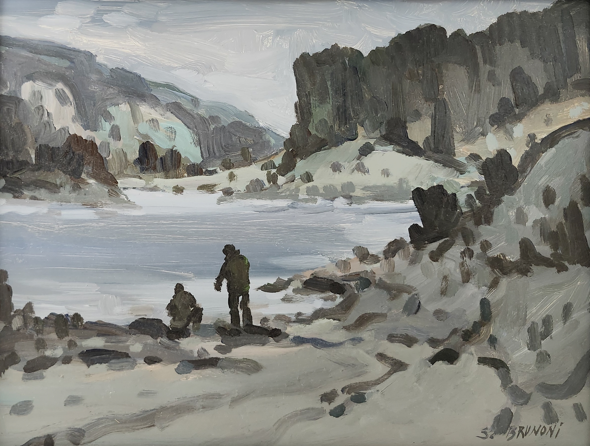 Serge Brunoni | Brunoni, Serge - Paysage gris | MutualArt