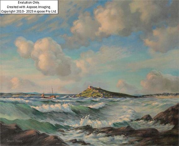 Bernard Ninnes | Fishing vessel off the coast (St Ives | MutualArt