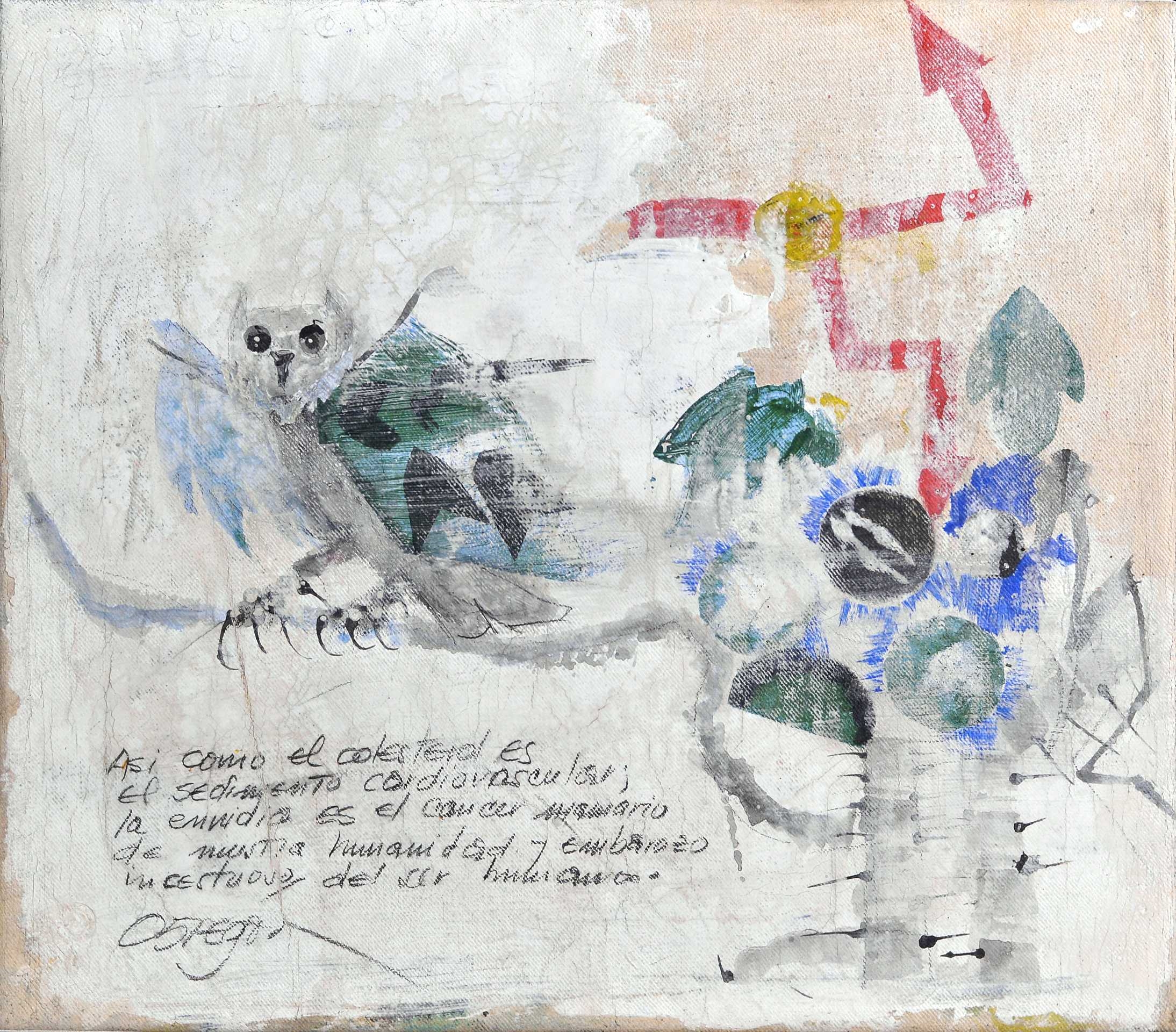 Alejandro Obregón | Obregón Roses, Alejandro Jesús - Lechuza encantada ...