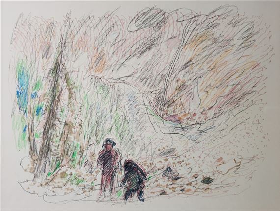 René Richard | Richard, René - Personnages dans la fôret | MutualArt