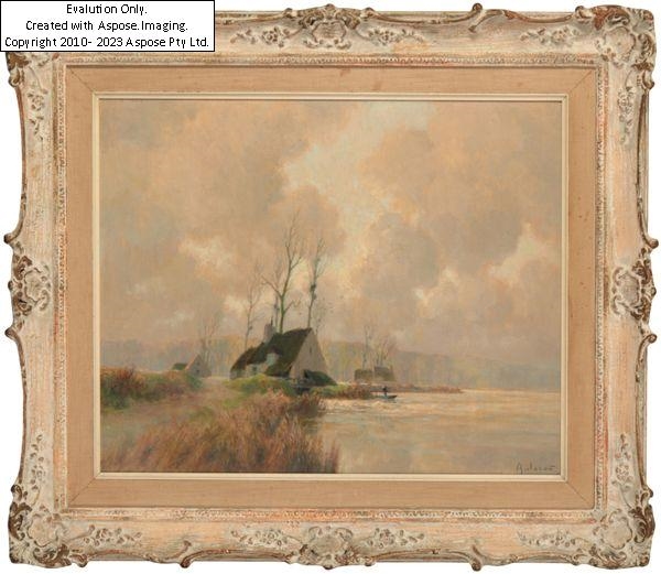 Alexandre Jacob | Le Vieux Moulin - Bords de la Marine | MutualArt