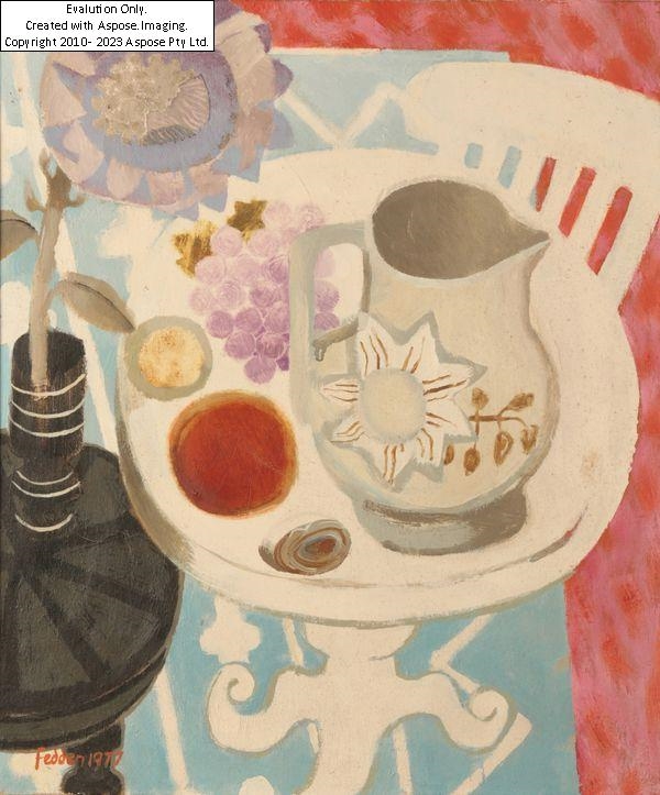 Mary Fedden | The Blue Pot | MutualArt
