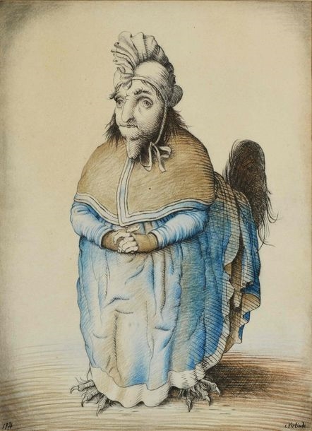 Claude Verlinde | Rooster man (1974) | MutualArt