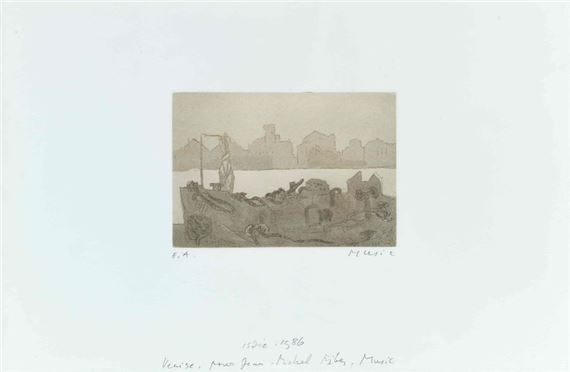 Zoran Antonio Music | Zoran MUSIC (1909-2005) Venice (1986) | MutualArt