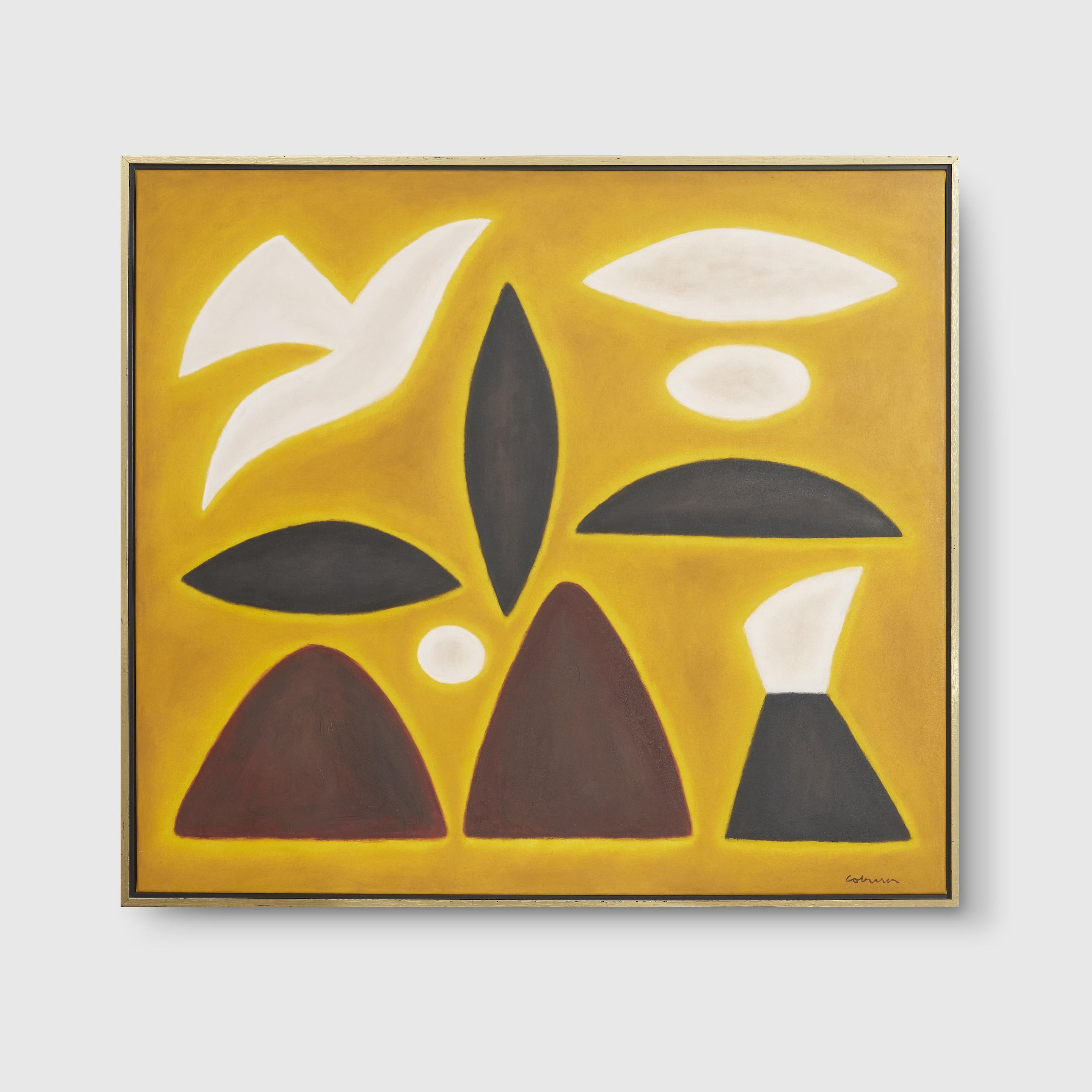John Coburn | Yellow Landscape with White Bird, 2003 (2003) | MutualArt