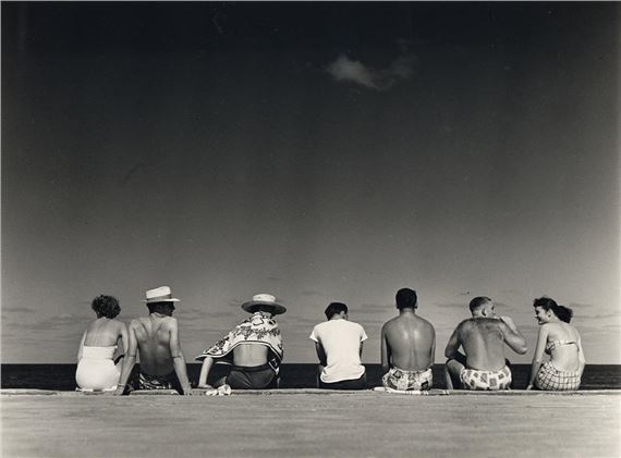 Max Dupain | Beach Watchers, Bondi, 1940s | MutualArt