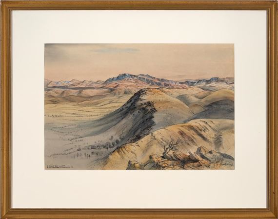 Kenneth Jack | Mt Mckinlay from the Edge of Wortupa Pond, Nth Flinders ...