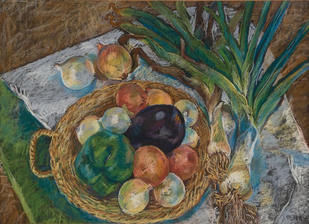 J. Roseby | Still Life with Vegetables | MutualArt
