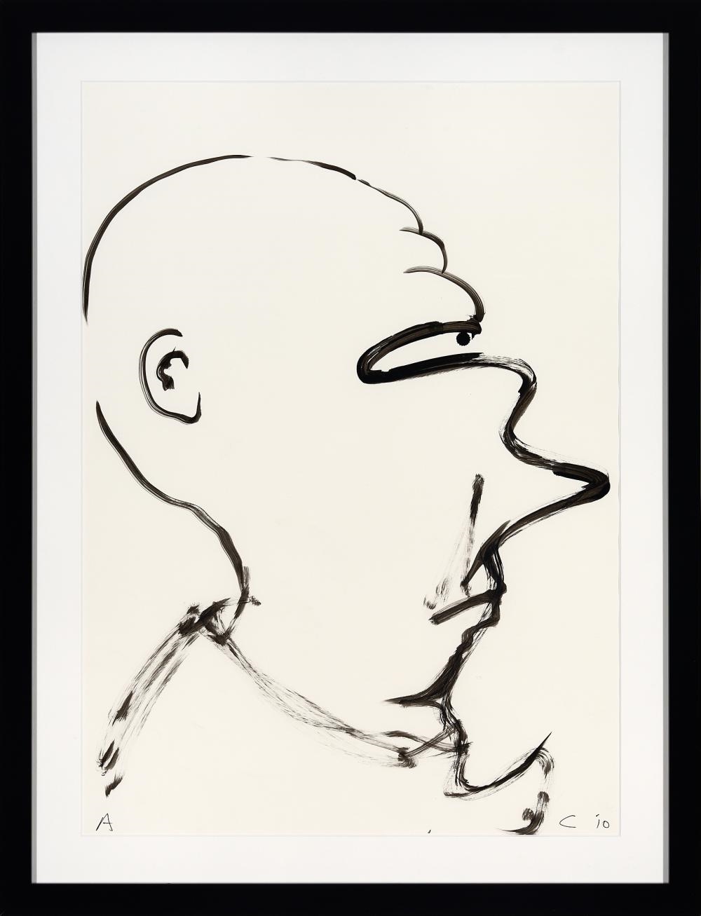 Adam Cullen | Portrait in Profile, 2010 | MutualArt