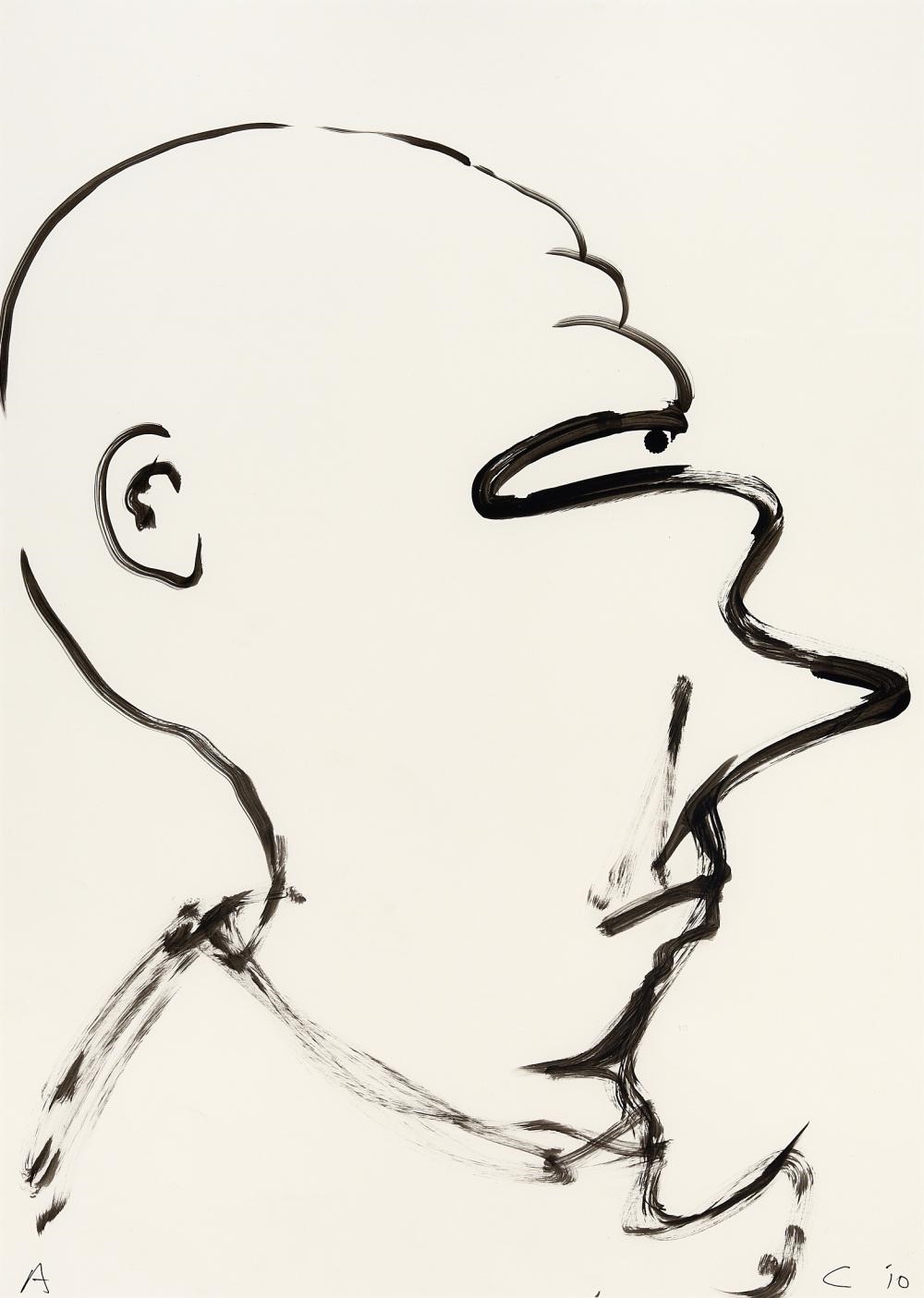 Adam Cullen | Portrait in Profile, 2010 | MutualArt
