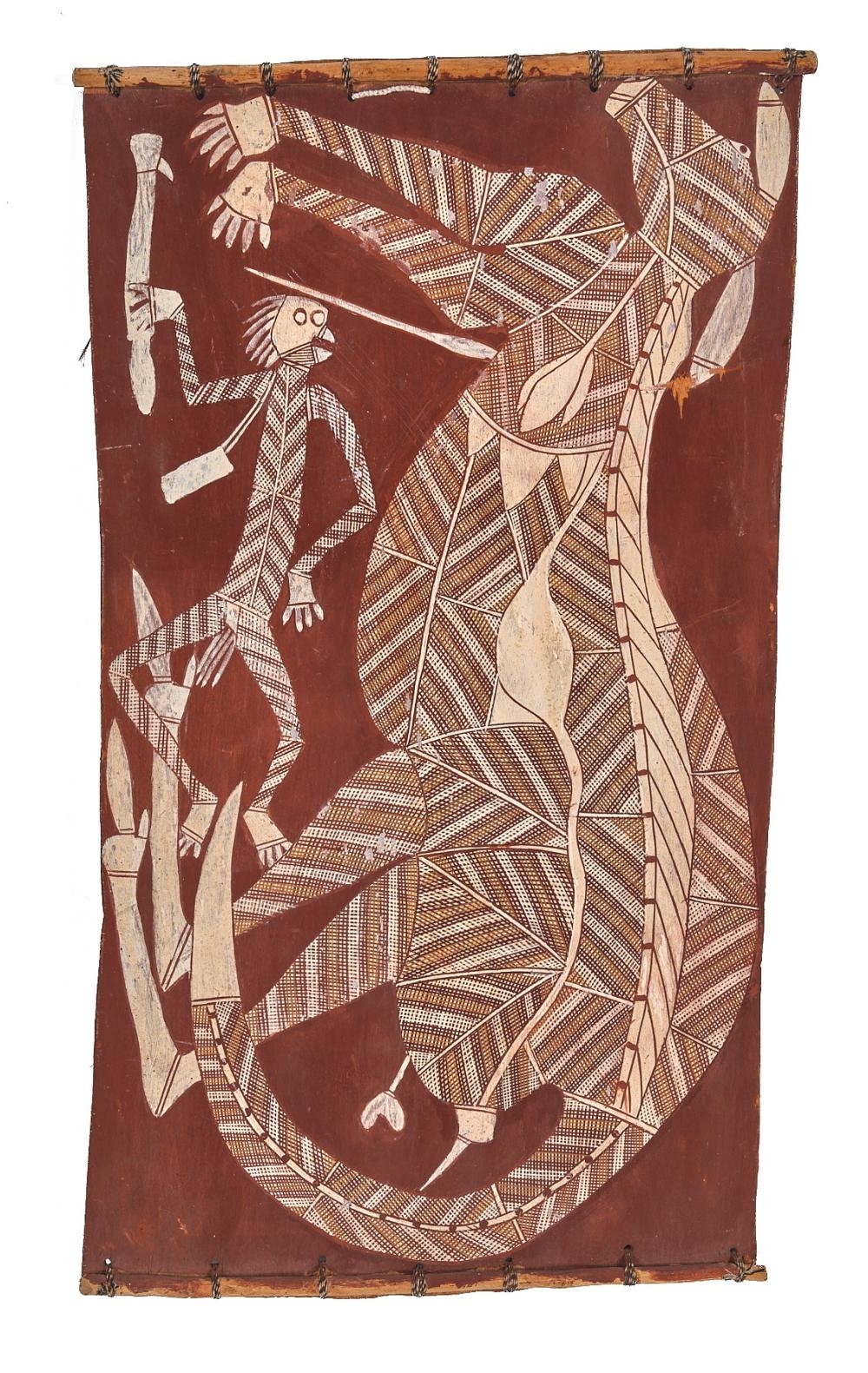 Yuwun Yuwun Maduwarr | Kangaroo and Mimi Hunter (1979) | MutualArt