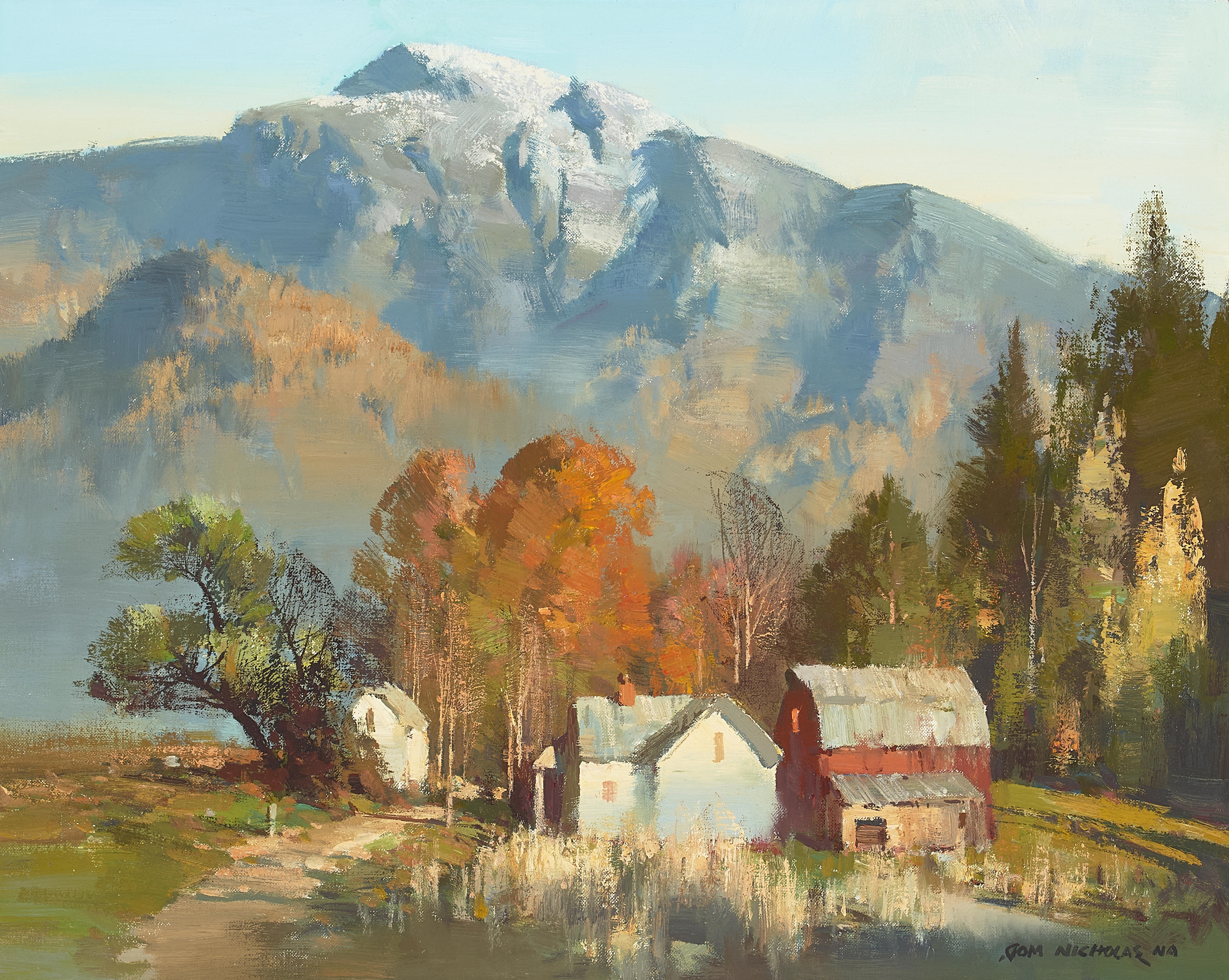 Thomas Andrew Nicholas | Below the Mountain | MutualArt
