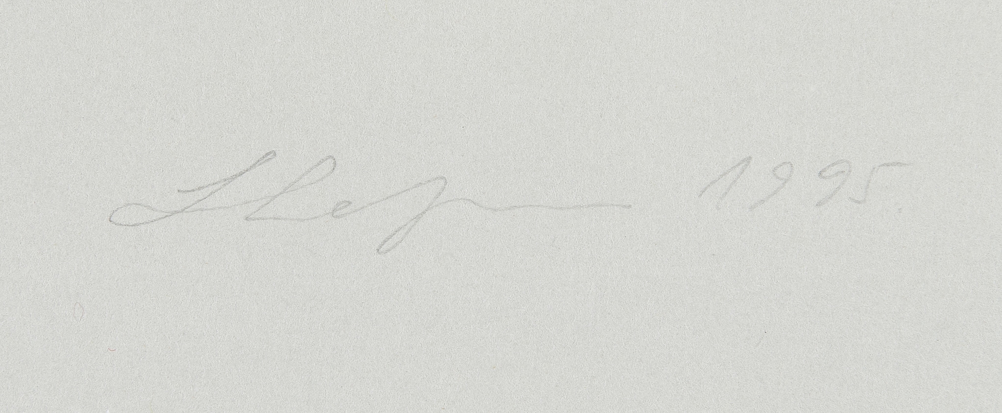 Leonhard Lapin | Valge väli XXIII (1995) | MutualArt