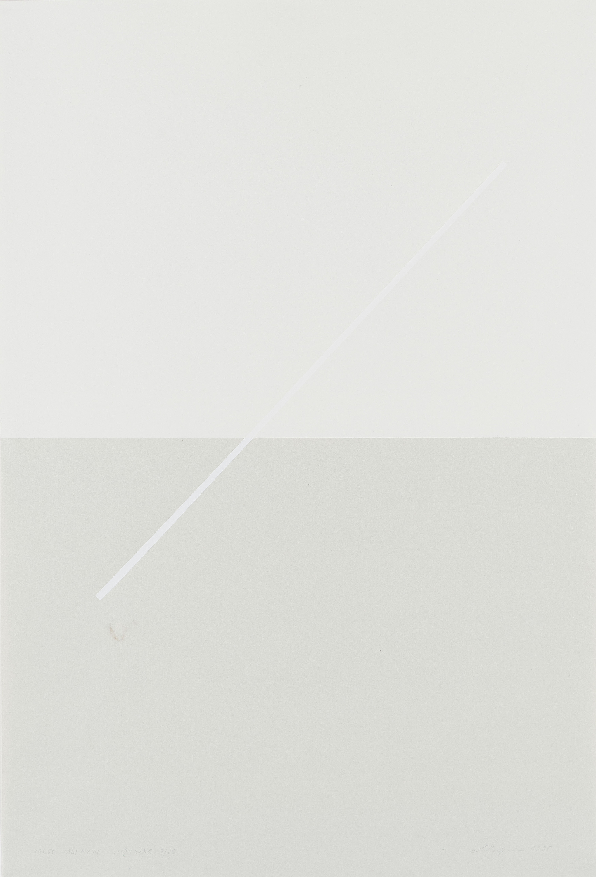 Leonhard Lapin | Valge väli XXIII (1995) | MutualArt