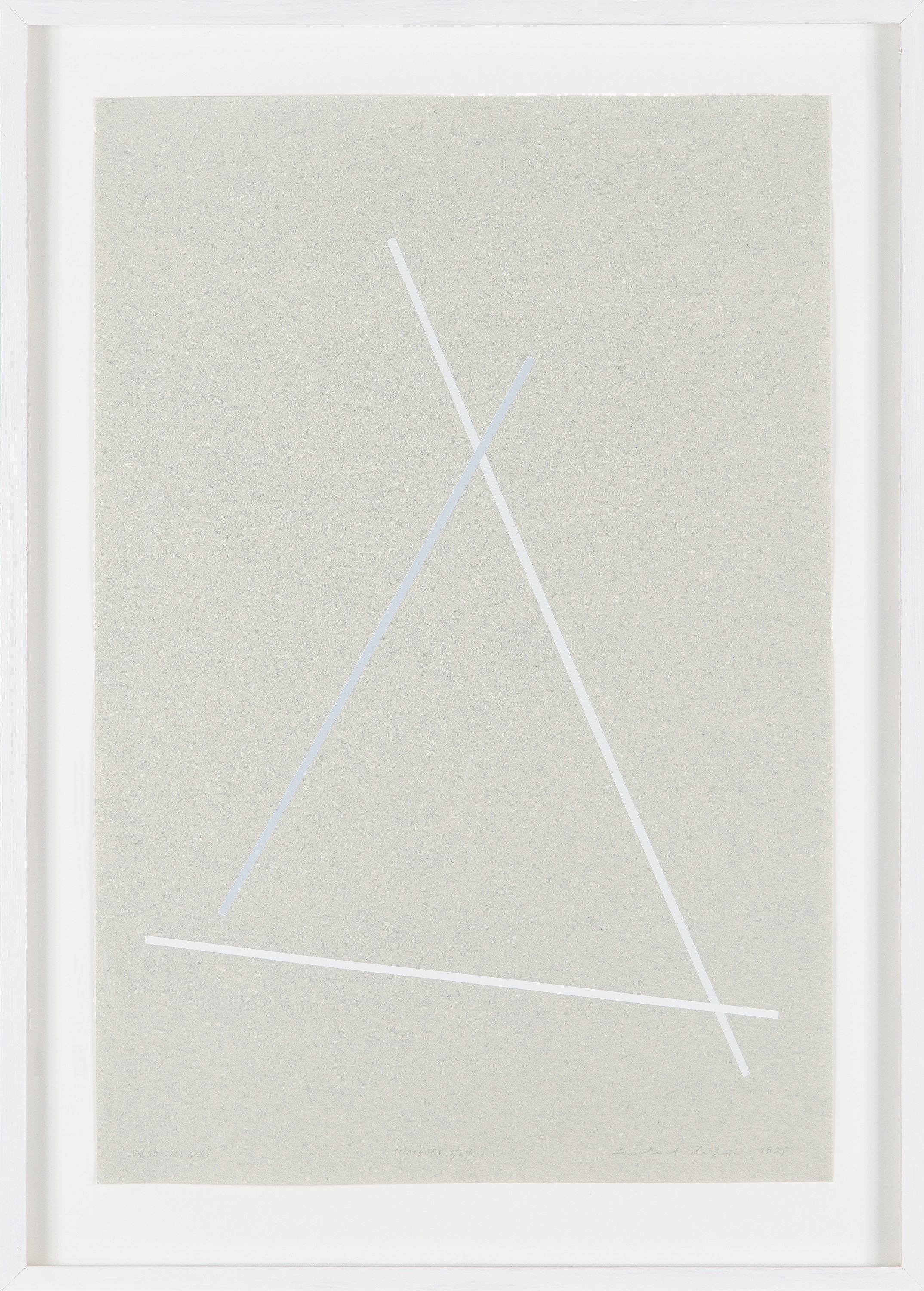 Leonhard Lapin | Valge Väli XXIV (1995) | MutualArt