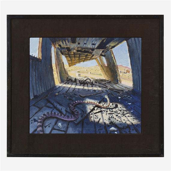 James Doolin | Study for Snake Shed (1982) | MutualArt