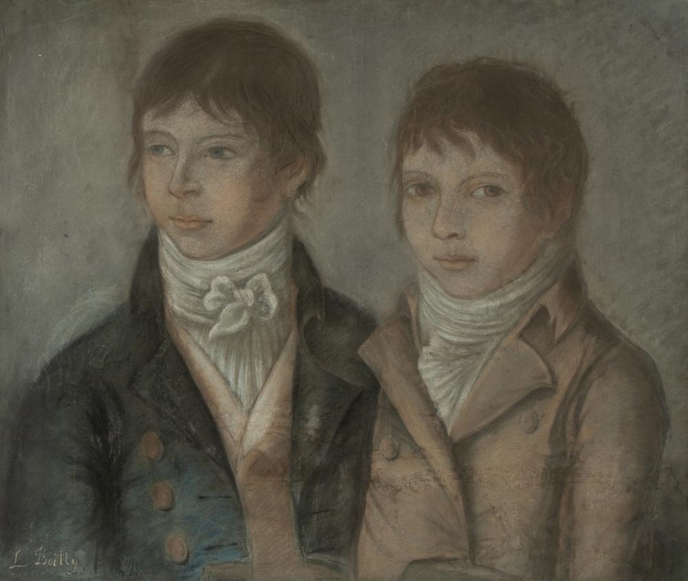 Louis-Léopold Boilly | Portrait of Two boys (1761 - 1845) | MutualArt