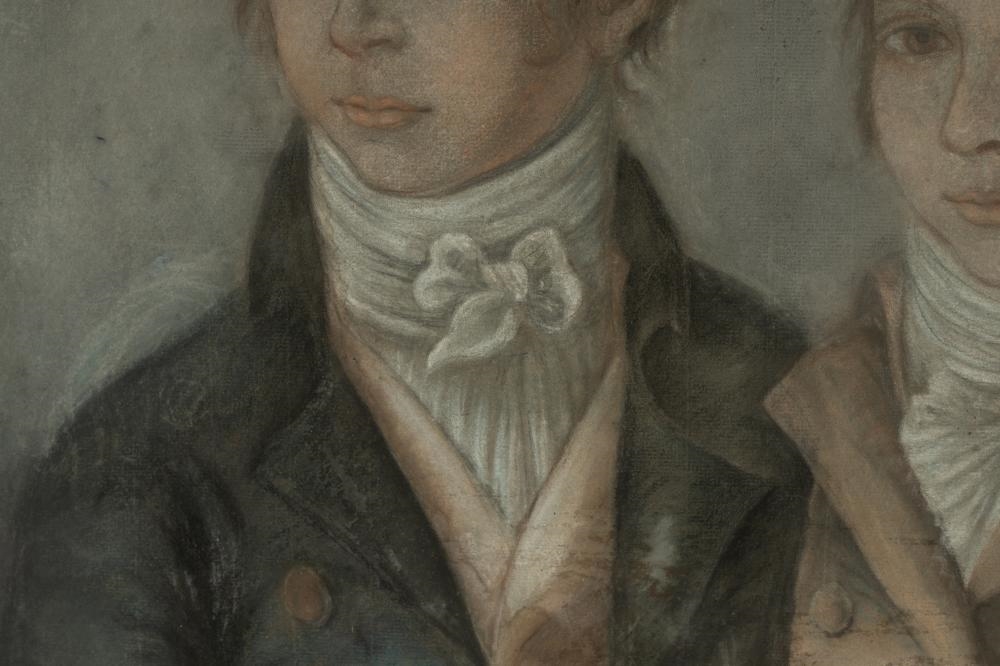 Louis-Léopold Boilly | Portrait of Two boys (1761 - 1845) | MutualArt