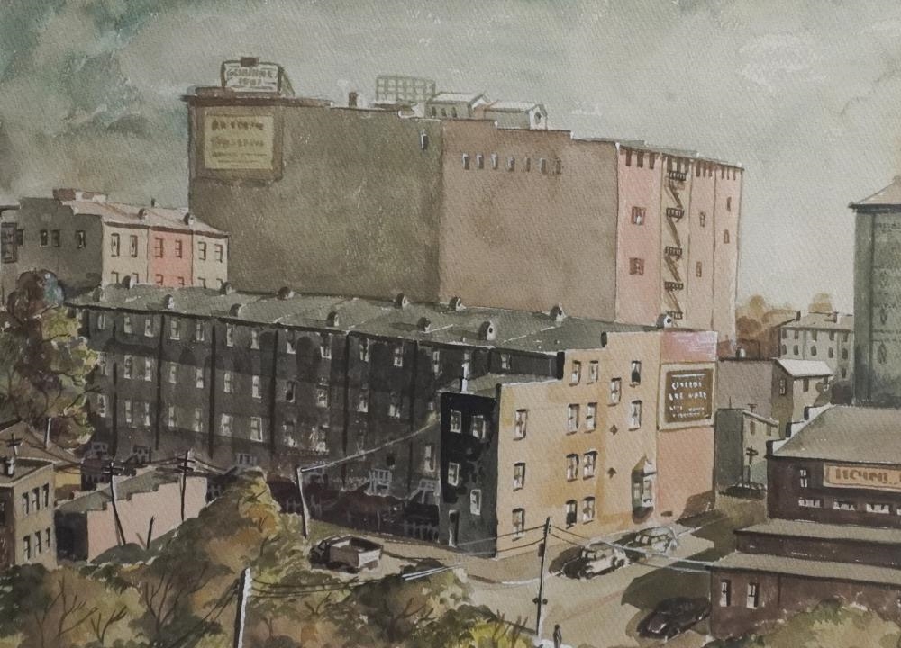 Joseph Sherly Sheppard | City Scene (1950) | MutualArt