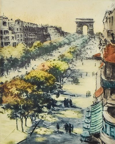 Marcel Julien Baron | Colored etching on paper by listed artist | MutualArt