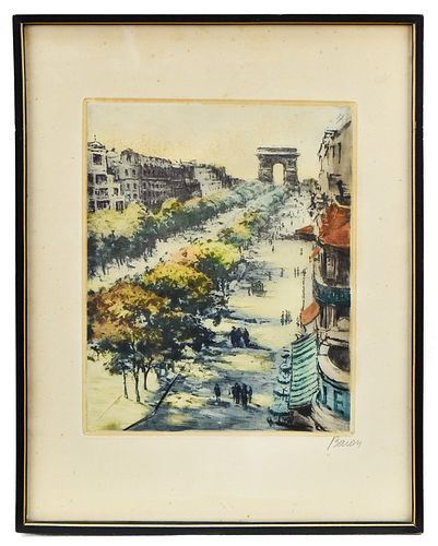 Marcel Julien Baron | Colored etching on paper by listed artist | MutualArt