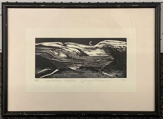 Jacque Harper | Jaqcue Harper Woodcut Artist Proof Mountain Stream ...