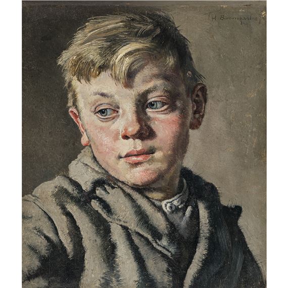 Thomas Baumgartner | Portrait of a boy | MutualArt