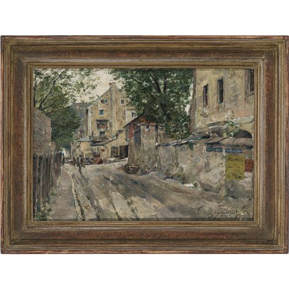 Constantin Gerhardinger | Street in Giesing (1925) | MutualArt