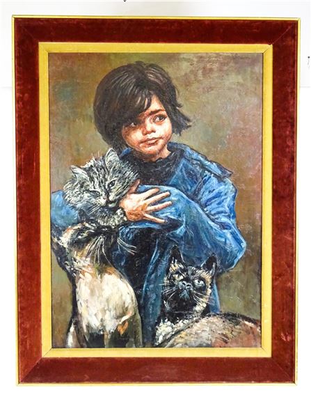 Andrew Vicari | La Zingarella, A portrait of a young child with three ...